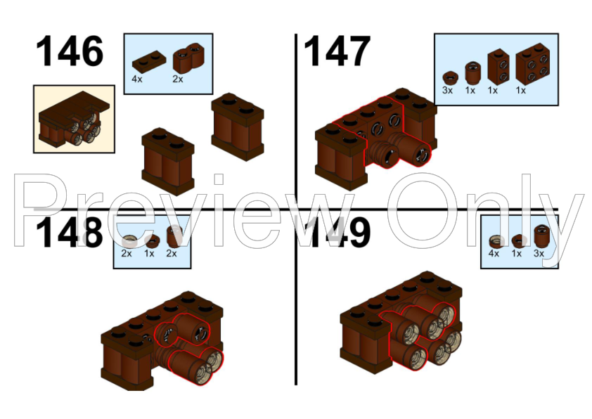 LEGO MOC LEGO® / MOC / Brick Creation - Set 001 - The Tavern Under the ...