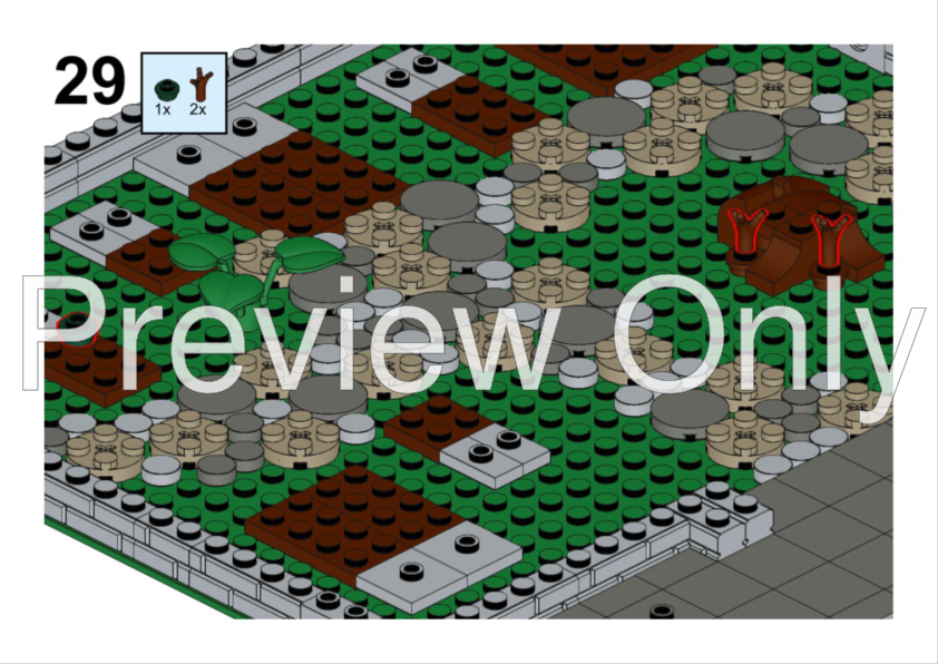 LEGO MOC Modular Graveyard by LucSoleBricks | Rebrickable - Build with LEGO