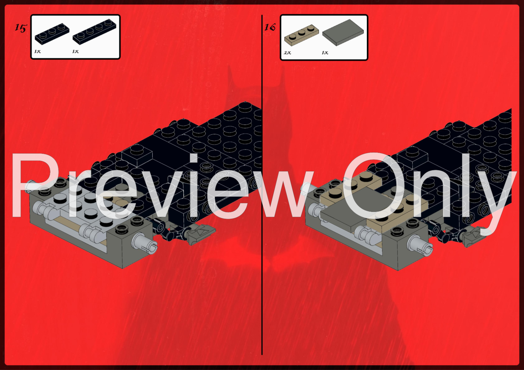 LEGO MOC "Vengeance" 2022 Batmobile V2 by brickbarfalot | Rebrickable ...