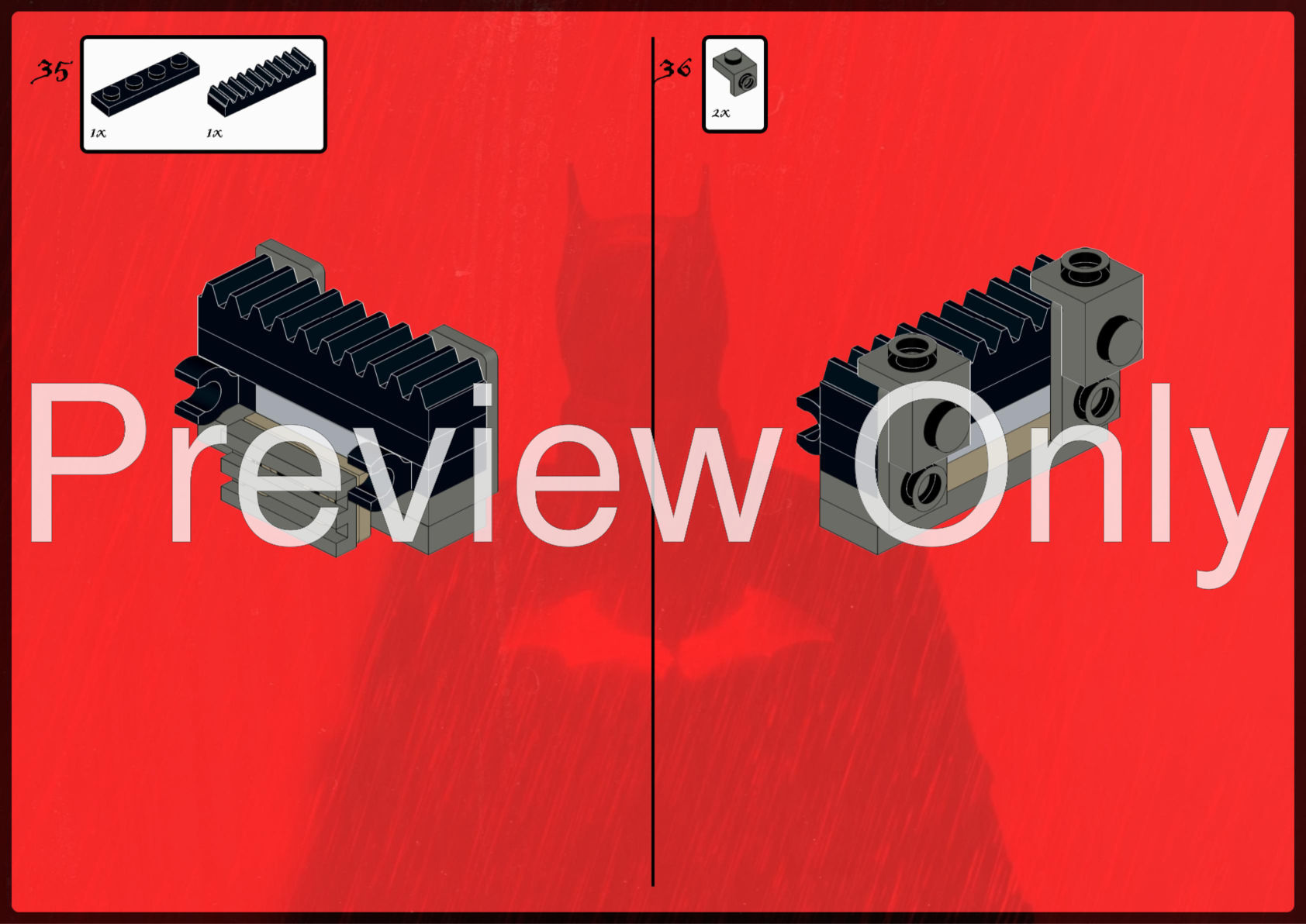 LEGO MOC "Vengeance" 2022 Batmobile V2 by brickbarfalot | Rebrickable ...