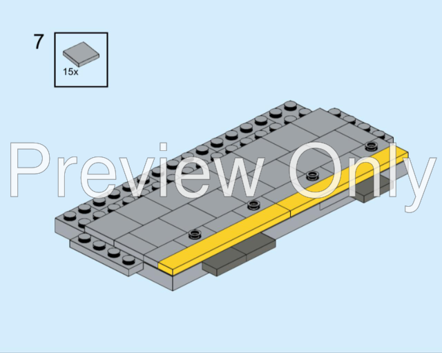 LEGO MOC-237124 Sidewalk & Road modules by Stud.ious | Rebrickable ...