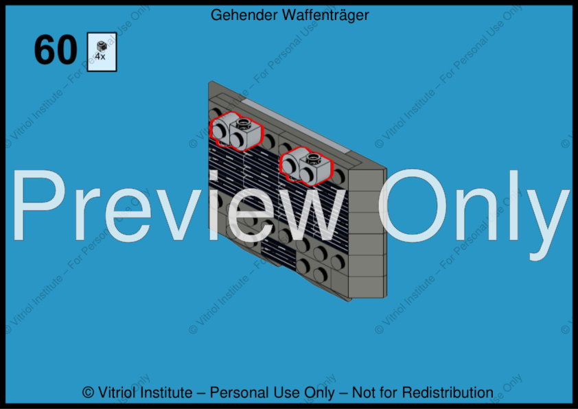 LEGO MOC Gehender Waffenträger – Custom LEGO® MOC by Vitriol_Institute ...