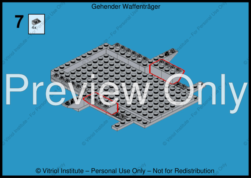 LEGO MOC Gehender Waffenträger – Custom LEGO® MOC by Vitriol_Institute ...