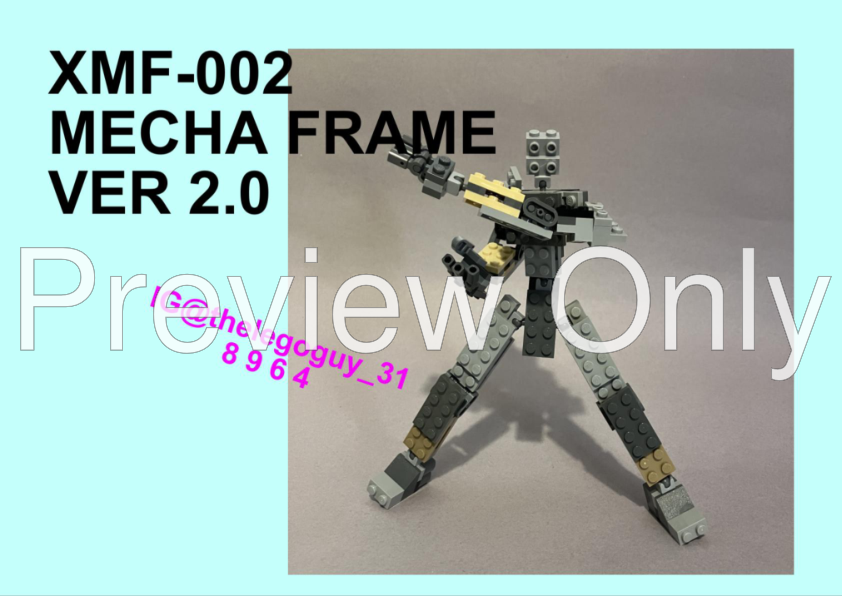 LEGO MOC XMF-002 Mecha Frame Ver 2.0 by TheLegoGuy31 | Rebrickable ...