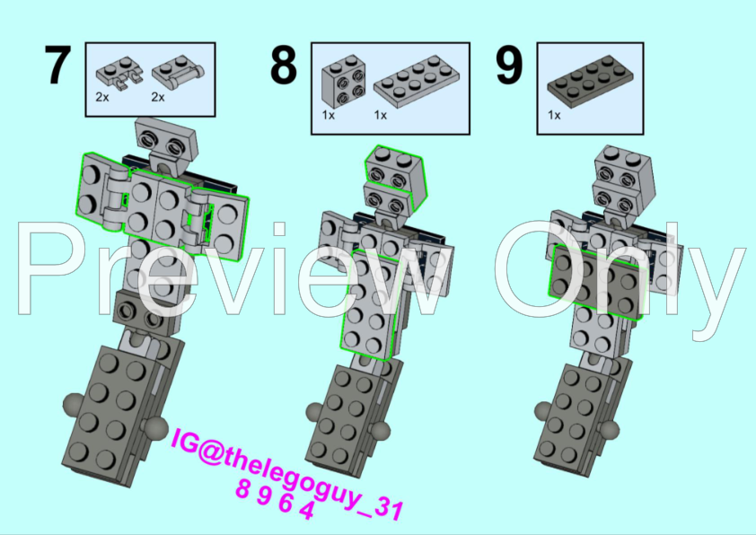 LEGO MOC XMF-002 Mecha Frame Ver 2.0 by TheLegoGuy31 | Rebrickable ...