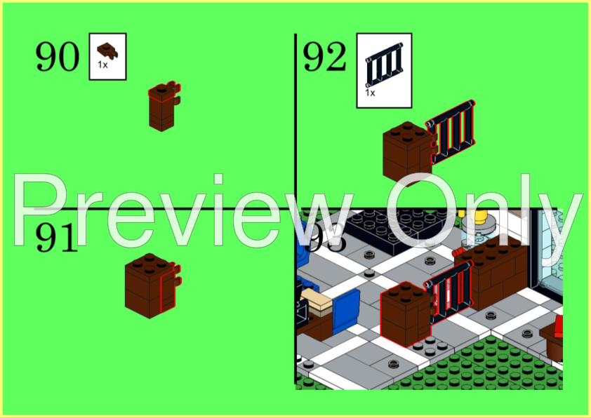 LEGO MOC Metro PD Station (6598 - remake) by Denis-O | Rebrickable ...