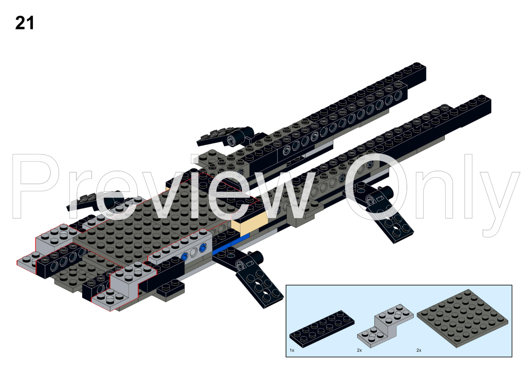 LEGO MOC Void Striker by Zukasa | Rebrickable - Build with LEGO