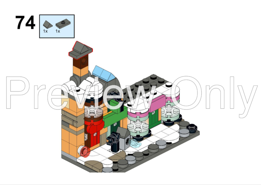 LEGO MOC-237634 Mini HP Hogsmeade Village by christromans | Rebrickable ...