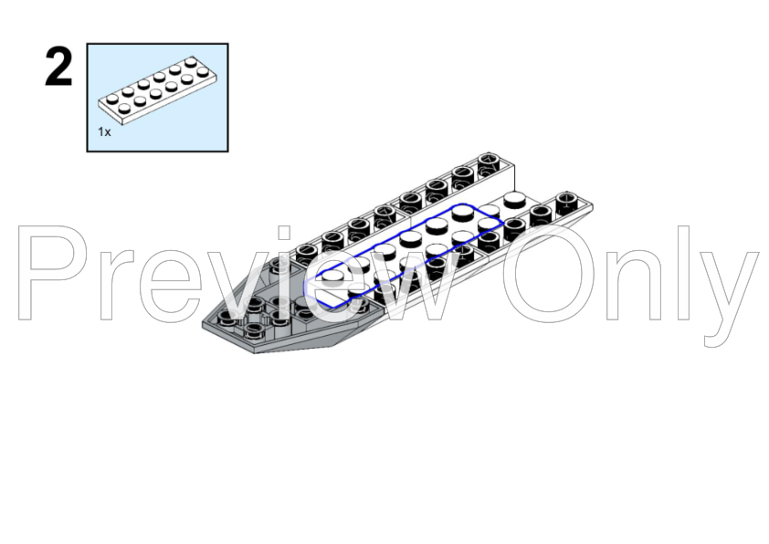 LEGO MOC-238086 Chibi X Wing (Limited_Bricks x Quarries Workshop) by ...