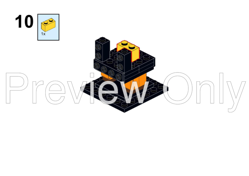 LEGO MOC Pistol Pete BrickHeadz by GEARS for YEARS | Rebrickable ...