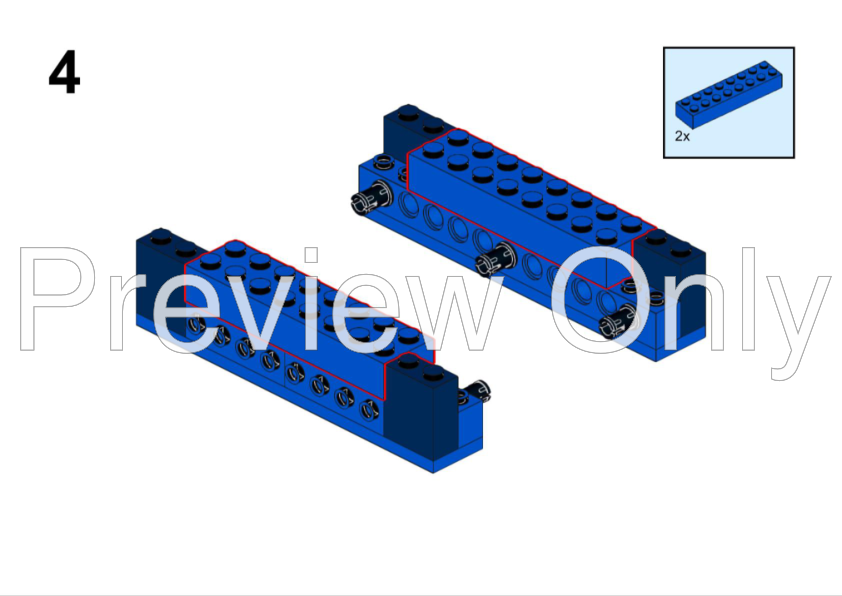 LEGO MOC-238508 Space Marine Ultramarine Storm Raven Gunship by ...