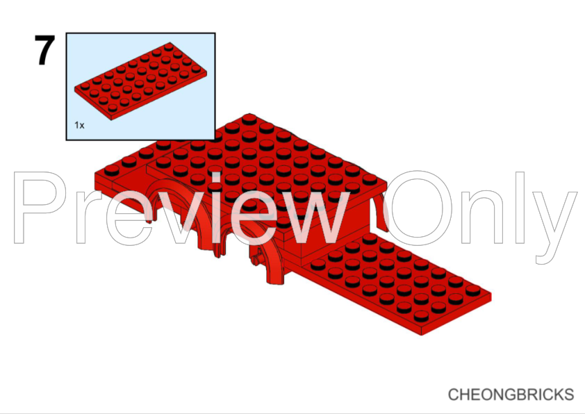 LEGO MOC FIRE LADDER TRUCK by CheongBricks | Rebrickable - Build with LEGO