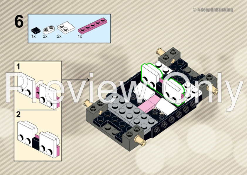 LEGO MOC 77241 Pink Speedster by Keep On Bricking | Rebrickable - Build ...