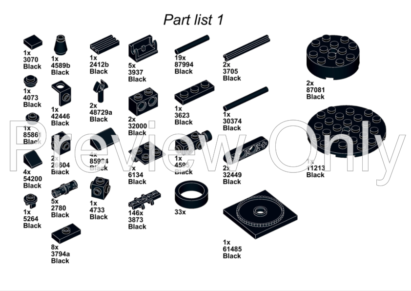 LEGO MOC M1A2 Abrams by pavel82 | Rebrickable - Build with LEGO
