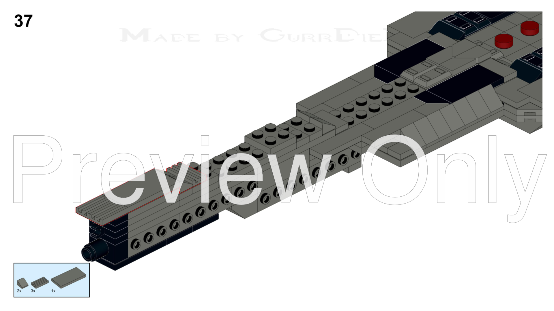 LEGO MOC-239213 Charon-class light Frigate - UNSC Aegis Fate by ...