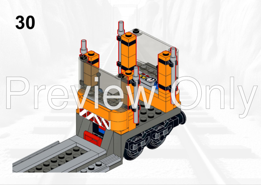 LEGO MOC-239298 Track maintenance vehicle by Brickvillerv2 ...
