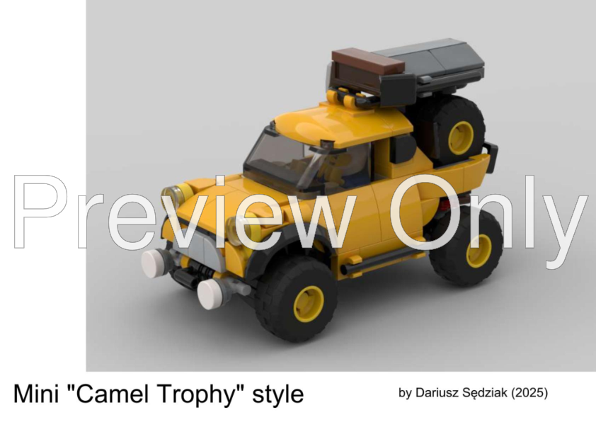 LEGO MOC Mini Morris Camel Trophy style by darsedz | Rebrickable ...