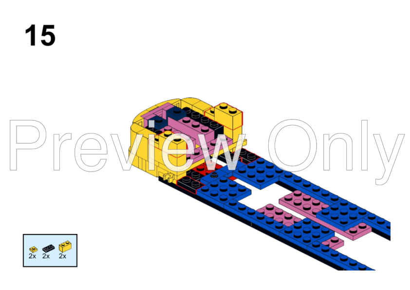 LEGO MOC-239469 VIA Rail Heritage EMD F9 by CrazyCows6 | Rebrickable ...