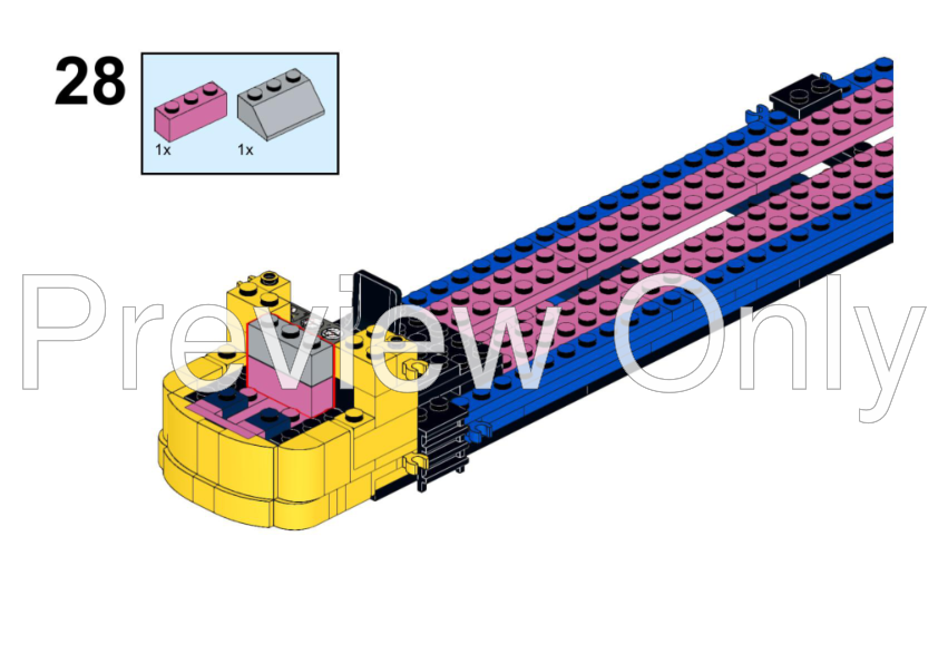 LEGO MOC-239469 VIA Rail Heritage EMD F9 by CrazyCows6 | Rebrickable ...