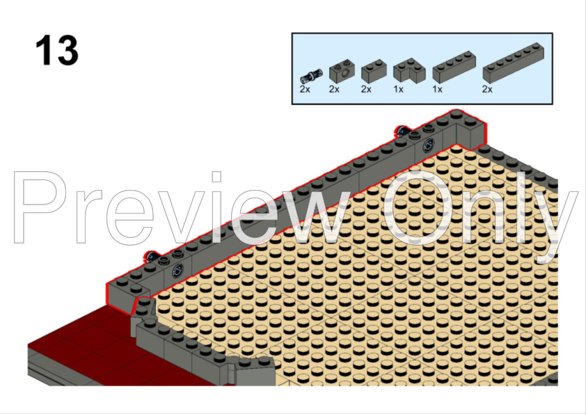 LEGO MOC-239507 Magic Kingdom Plaza Ice Cream Parlor: Ice Cream Cone by ...
