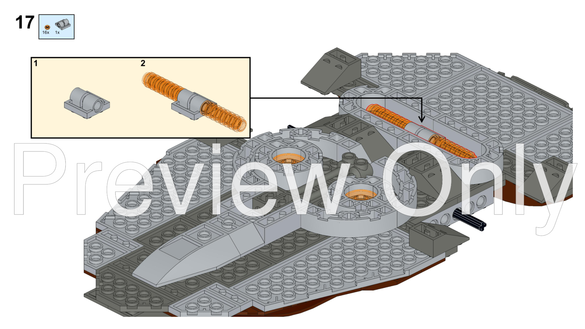 LEGO MOC-239808 Slave 1 - 6209 Upgrade by darboven | Rebrickable ...