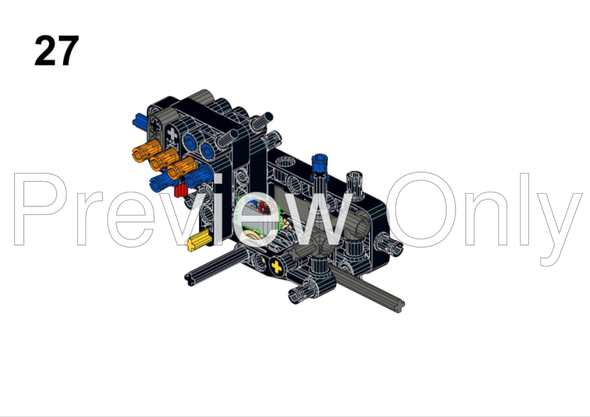 LEGO MOC-239906 P-51D Mustang with stand (42173 Koenigsegg Jesko) by ...