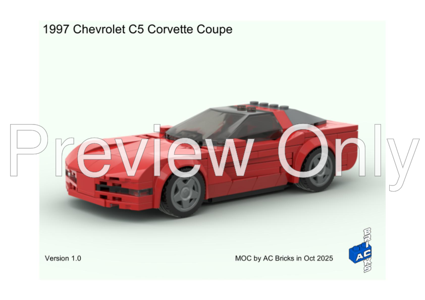 LEGO MOC-239971 2002 Chevrolet Corvette C5 ZO6 by ac-bricks ...