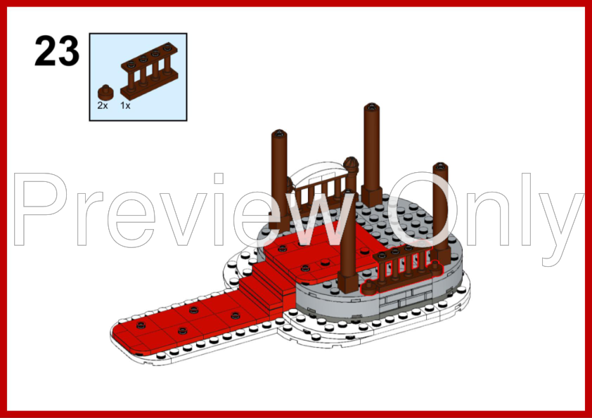 LEGO MOC Santa's Gazebo by VivaLaBrick | Rebrickable - Build with LEGO