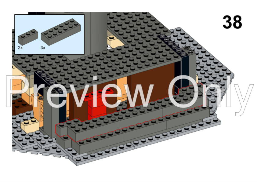 LEGO MOC-240694 Sauron's Helmet – Mount Doom Display by Terraxz ...
