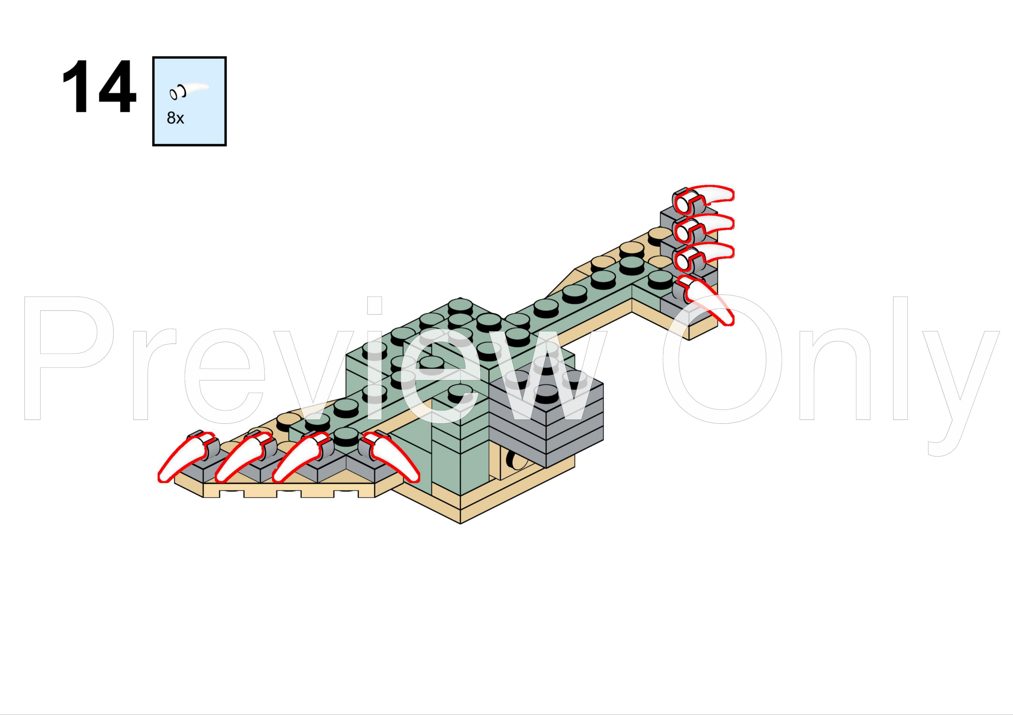 LEGO MOC Rathian redesign (Monster Hunter World) by ProducedPickles ...