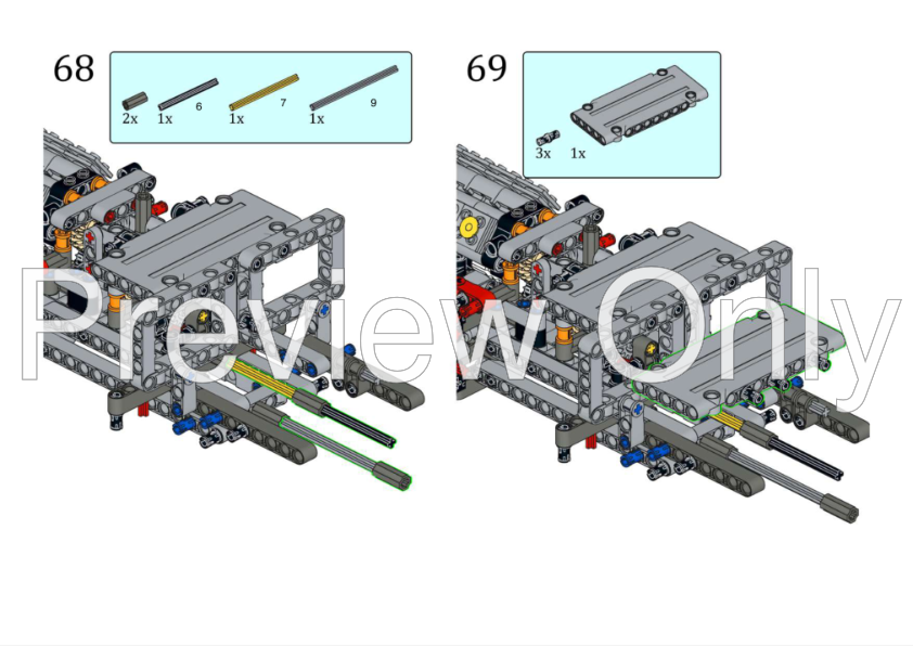 LEGO MOC-240744 Mobile Articulated Boom Lift 2.0 (42082 Alternate) by ...