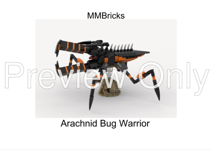 LEGO MOC-241176 Arachnid Warrior Bug From Starship Troopers by ...