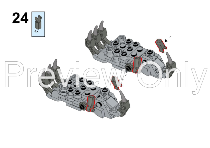 LEGO MOC-241285 Transformers A.O.E Grimlock by Sey_Builds | Rebrickable ...