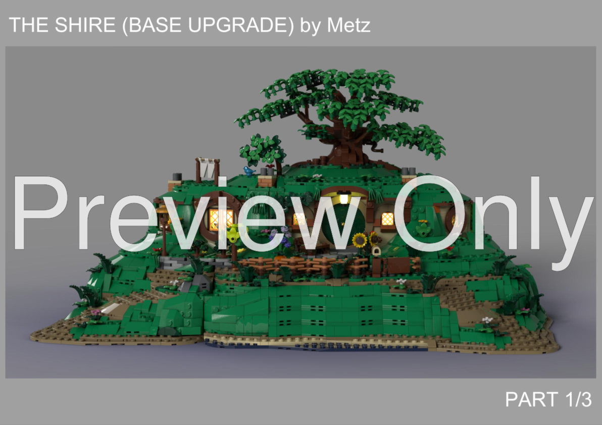 LEGO MOC-241390 THE SHIRE (BASE UPGRADE) by Metz | Rebrickable - Build ...