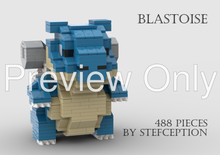 LEGO MOC Charizard, Blastoise, Venusaur - Kanto Starter Final ...