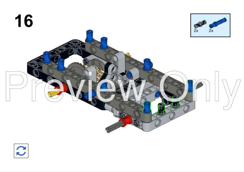 LEGO MOC-241670 42213 Skid Steer Loader by paave | Rebrickable - Build ...