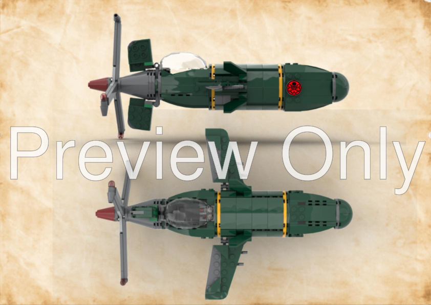 LEGO MOC-241804 HYDRA Parasite Fighter by gonky_bricks | Rebrickable ...