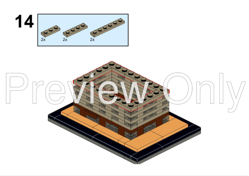 LEGO MOC Ernst and Young Plaza by Porkbellysenpai | Rebrickable - Build ...
