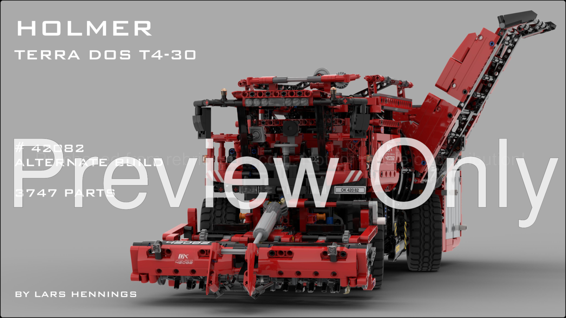 LEGO MOC 42082 Holmer Terra Dos T4-30 Sugar Beet Harvester by lars_4444 ...