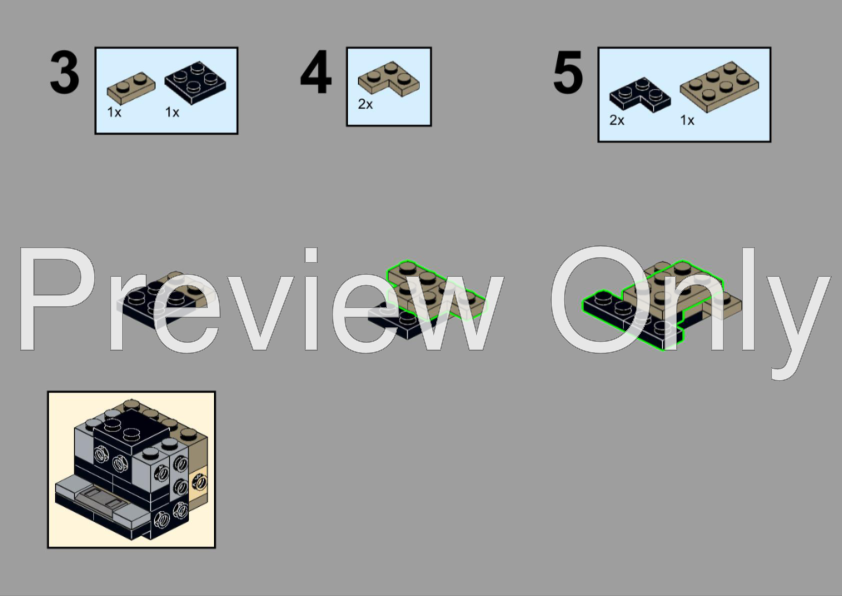 LEGO MOC Marvel Rivals- Gambit Brickheadz by Penguins and plastic ...