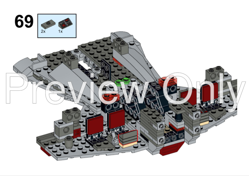 LEGO MOC-242051 Defender-Class Light Corvette - 75362 + 75337 ...