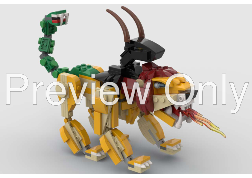 LEGO MOC lego chimera by Captaincarnage | Rebrickable - Build with LEGO