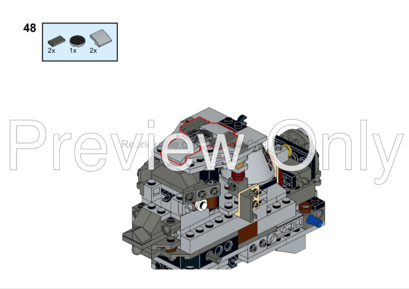 LEGO MOC-242268 AT-M6 Midi-Scale by CreationCaravan (Brad Barber ...