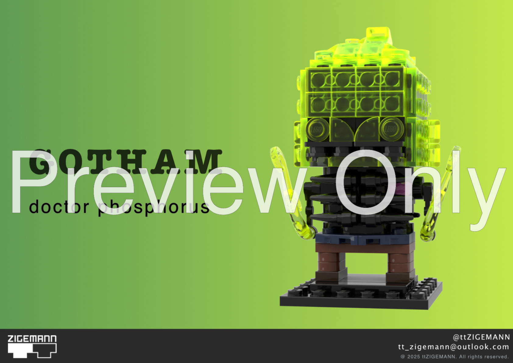 LEGO MOC DOCTOR PHOSPHORUS by ttZIGEMANN | Rebrickable - Build with LEGO