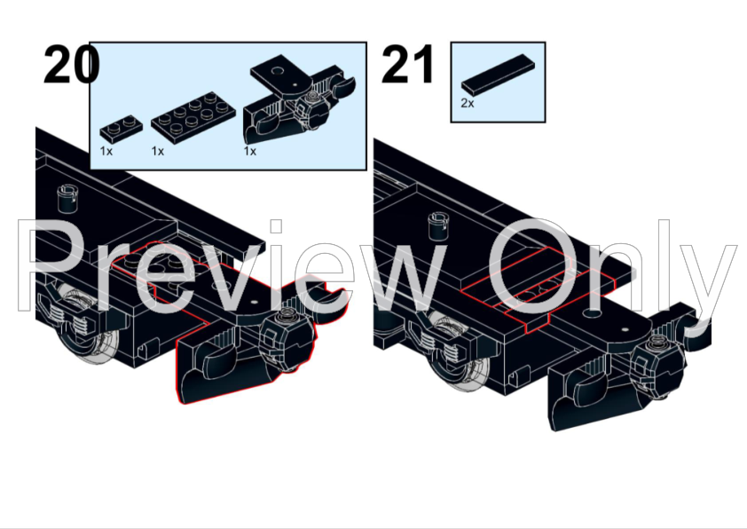 LEGO MOC Italian Old Style Cargo Train by Handers | Rebrickable - Build ...