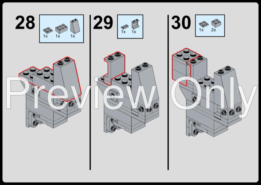 LEGO MOC NR-N99 Tank Droid by classic_brix | Rebrickable - Build with LEGO