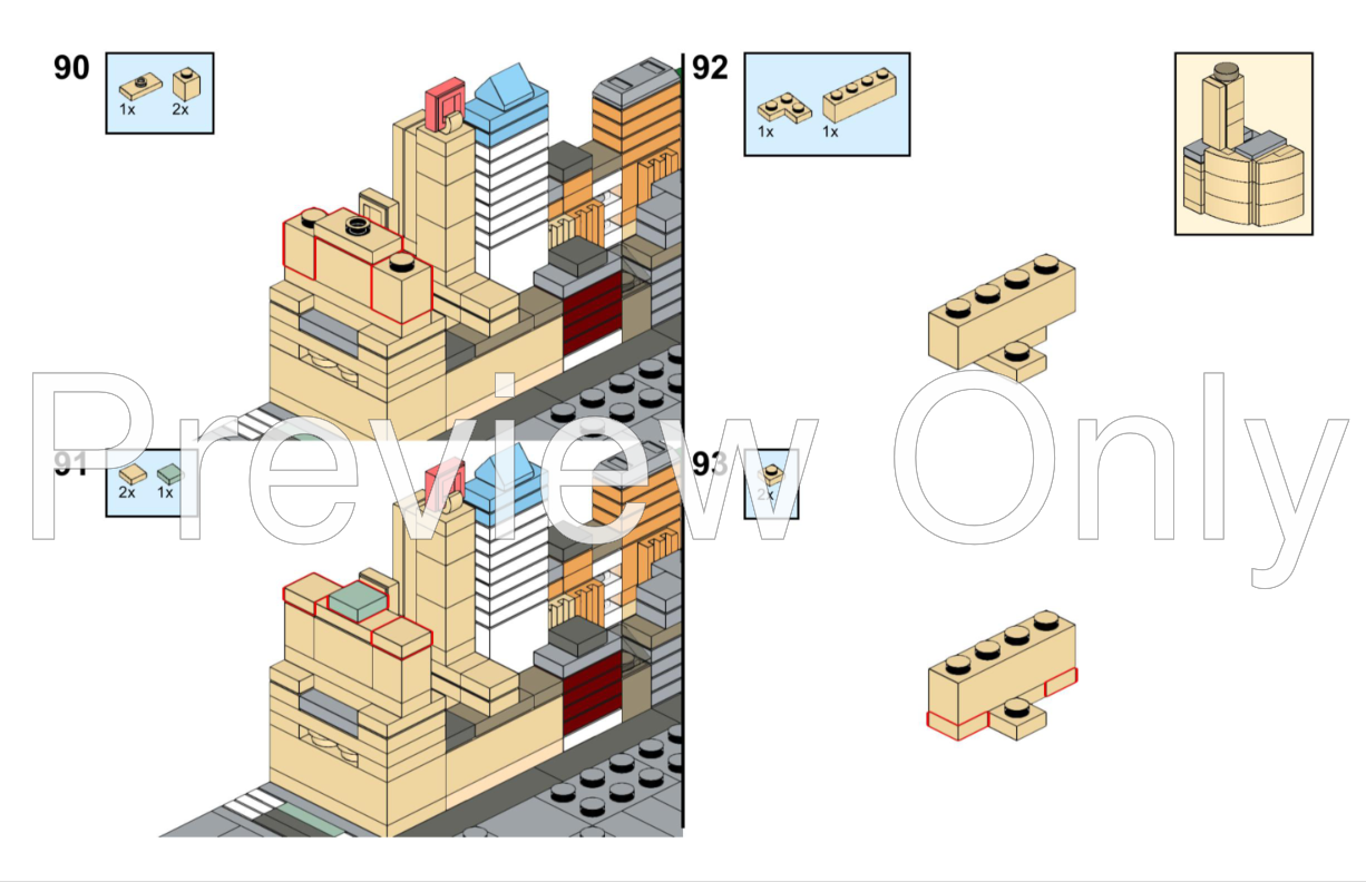 LEGO MOC-243095 Midtown Manhattan - New York City by Taters ...