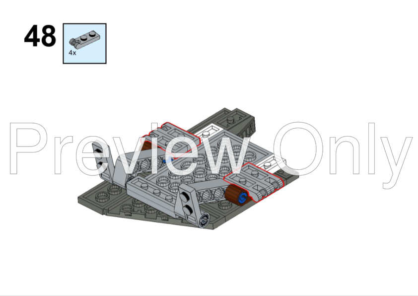 LEGO MOC-243287 AT-M6 Gingerbread AT-AT modification40806 by Brick ...