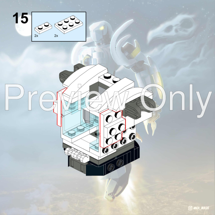 LEGO MOC-243653 Marvel Rivals Moon Knight Mech by AinzaBuilds ...
