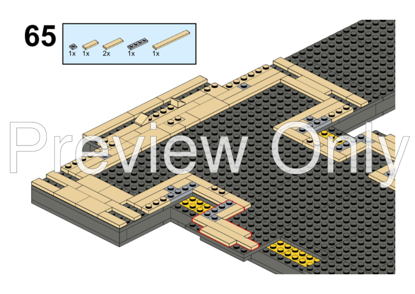 LEGO MOC-243884 Star Trek: The Next Generation Enterprise D Main ...